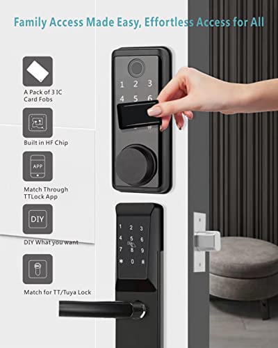 IC Card Fob Lock Door, 13.56 Mhz Smart TTLock Key, RFID Cards, Tarjeta Keyfob, 8 Packs