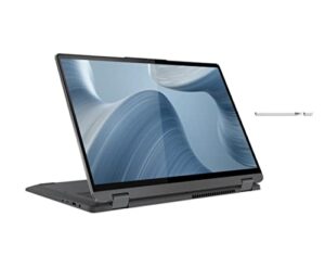 lenovo ideapad flex 5 16" 2-in-1 touchscreen laptop | intel core i7-1255u | intel iris xe graphics | 16gb ram | 512gb ssd | backlit keyboard | fingerprint | windows 11 home | bundle with stylus pen