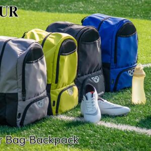 Mkour Soccer Bag-Soccer Backpack for Football Basketball Volleyball, Soccer Bags with Ball Compartment and Ball Holder (Royal blue)