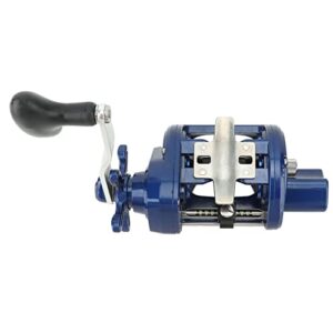 Baitcasting Fishing Reel, Round Baitcaster Reel Smooth Powerful Saltwater Inshore Surf Trolling Reel (JBC7000L)