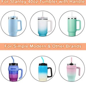 4Pack Tumbler Lids for Stanley 40 oz Quencher H2.0 Flowsstate Cup, Tumbler Lid Replacement Lid for Stanley 40oz Adventure Quencher and Quencher 2.0 Tumbler