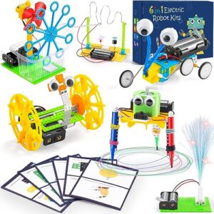 robotics stem science kits, robot building kit for kids, electronic toys science experiments engineering projects for girls, diy activities stem robots for boys to build, gifts for boy & girl