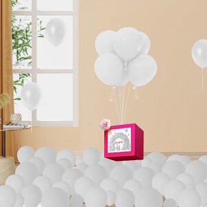 iLaFm 146pcs White Balloon Garland Different Sizes 18 12 10 5 Inch for Garland Arch,Premium Party Latex Balloons for Birthday Party Graduation Wedding Anniversary Baby Shower Party Decoration (white)