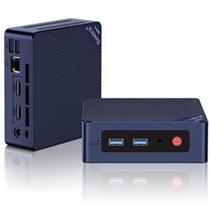 beelink mini s12 mini pc, 12th intel alder lake-n95 (up to 3.4ghz), 16gb ddr4 500gb pcie x1 ssd, mini desktop computer support 4k dual display/wifi 5/bt 4.2/usb 3.2/gigabit ethernet/home/office