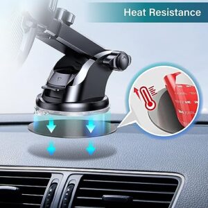 volport Sticky Adhesive Replacement for Dashboard Suction Cup Mount, 80mm (3.15") 4pcs 3M VHB Circle Double-Sided Extra Strong Adhesive Sticker Tapes for Dash/Camera/GPS/Ipad/Car Phone Sucker Holders