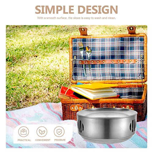 BESPORTBLE Portable Stove Burner Grill Portable Stove Small Stove Stainless Steel Barbecue Stove for Picnic Backpacking Utensils