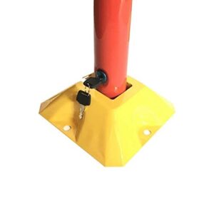 Parking Locks Parking Piles Parking Barriers Parking Space-Saving Lock Heavy Park Lane Barriers Folding Metal Bollards Bollard