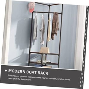 Outanaya Corner Coat Rack Drying Rack for Clothes Hangers Heavy Duty Vertical Coat Rack Handbags Clothes Rack Hanging Clothes Rack Clothes Dryer Rack Garment Rack for Display Coats Racks