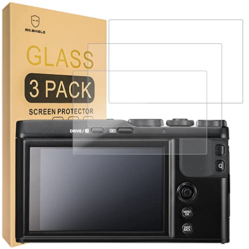 Mr.Shield [3-Pack] Screen Protector For Fujifilm XF10, X-T100, X30, X-30, X-F10, Panasonic Lumix lx100 DC-LX100 II Camera [Tempered Glass] [Japan Glass with 9H Hardness] Screen Protector