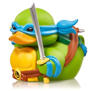 tubbz first edition leonardo collectible vinyl rubber duck figure - official teenage mutant ninja turtles merchandise - tv, movies & video games