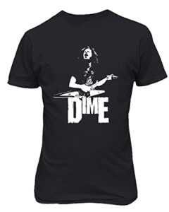 dimebag american musician heavy metal music unisex t-shirt (black, x-large)