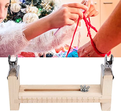 Wooden Jig Bracelet Maker with Two Clips,Upgrade Three Brackets Adjustable Paracord U Shape Wooden Frame Bracelet Jig Kit DIY Wristband Rope Knot Braided Fixing Tools (with Storage Box)