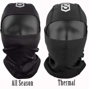 Sports Unlimited Adult Thermal/All Season Football Hood, Adult Balaclava Mask, Wear Under Helmet, Snowboarding & Snow Ski