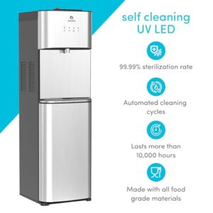 Avalon A25 Self Cleaning Bottleless Water Cooler Dispenser, UL/NSF, Stainless Steel, Full Size