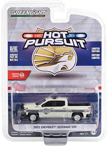 Greenlight 43020-F Hot Pursuit Series 44-2022 Chevy Silverado SSV - General Motors Fleet Police 1:64 Scale Diecast