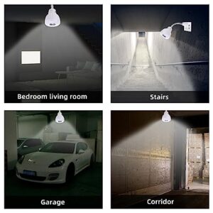 Rlawtdor Brighten Up Your Space with Our Energy-Saving LED Bulbs - Motion Sensor Night Light with Infrared Sensor, 5W, AC 85-265V, PIR Motion Detector, Plug-in (White Light, Plug)