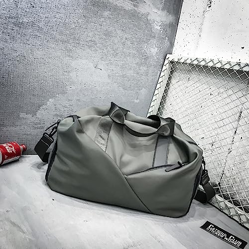 Sports Gym Bag with Wet Pocket & Shoes Compartment, Travel Duffel Bag for Men and Women Lightweight, Travel, Gym, Yoga, Swimming