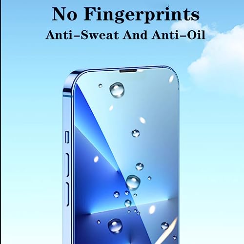 Cone 3 Packs iPhone 14 Pro Screen Protector [6.1"] + 3 Packs Camera Lens Protector, Case Friendly Tempered Glass Film, [9H hardness] - HD