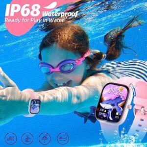 YOUSOKU Fitness Tracker Watch for Kids, IP68 Waterproof Kids Smart Watch with 1.5" DIY Dials 19 Sport Modes, Pedometers, Heart Rate, Sleep Monitor, Great Gift for Boys Girls Teens 6-14