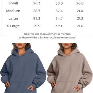 Trendy Queen Womens Pullover Sweatshirts Cute Oversized Y2k Fall Airport Outfits 2023 Hoodies Fleece Long Sleeve Shirts Loose Casual Pullover Fashion Grey