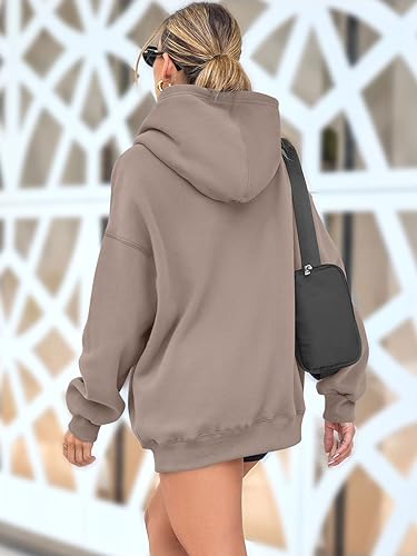 Trendy Queen Fall Clothes for Women 2023 Womens Fashion Hoodies Oversized Sweatshirts Cute Long Sleeve Outfits Sweaters Fleece Jackets Loose Outfits Casual Pullover Winter Y2k