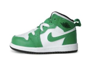 jordan 1 mid toddler's lucky green/black-white (dq8425 301) - size 9c