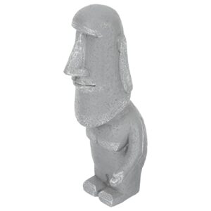 yarnow stone statue car ornament home decorations car decoration monolith moai figurine easter island sculpture moai figurines moai ornaments desktop tiny moai statues moai grey household