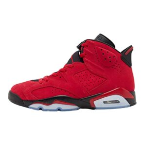 nike air jordan 6 retro toro bravo men basketball sneakers varsity red/black ct8529-600, 12.5 women/11 men