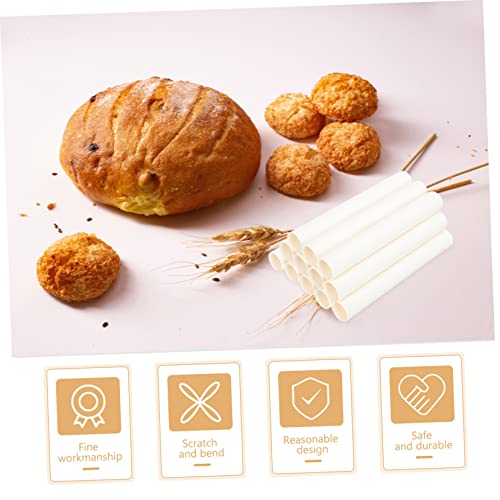 UPKOCH 36pcs Screwball Ice Cream Fry Bread Croissants Danish Pastry Molds Cannoli Shell Fried Pastry Tubes Horn Bread for Kitchen DIY Bread Mold Nonstick Bread Mold Baking Mold Pancakes