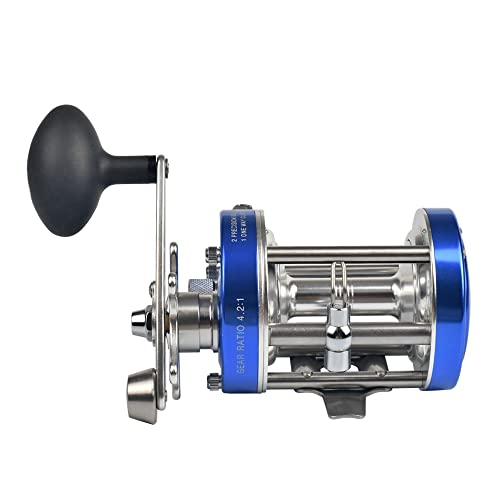 ANCIENT MARINER 6000 Fishing Reels, More Powerful Ancient Mariner Reels 6000 Catfish Right Hand, Blue