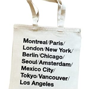 Reusable Canvas Tote Bag, Tote Bag For Women, Tote Bag For Men, Reusable Grocery Bag, Capital Cities Tote Bag, Aesthetic Tote Bag