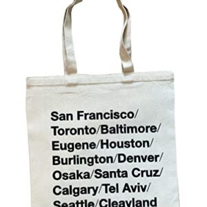 Reusable Canvas Tote Bag, Tote Bag For Women, Tote Bag For Men, Reusable Grocery Bag, Capital Cities Tote Bag, Aesthetic Tote Bag