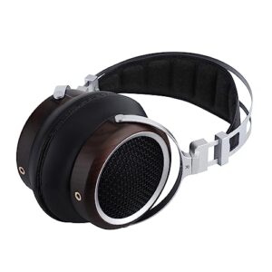 SIVGA Luan Hi-Fi Over-Ear Dynamic Driver Open-Back Wood Headphone (Black)