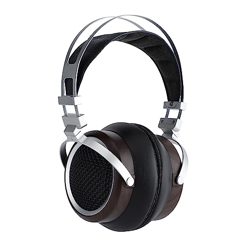 SIVGA Luan Hi-Fi Over-Ear Dynamic Driver Open-Back Wood Headphone (Black)