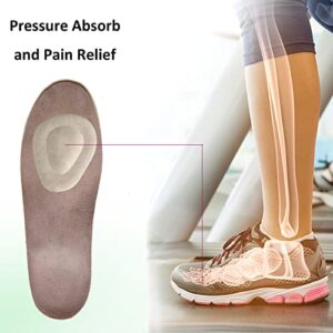 Metatarsal Pads 6 Pcs, Fleece Surface Gel Foot Pad for Women Men, Forefoot Pads Foot Cushion Ball of Foot Cushion for Foot Pain Relief