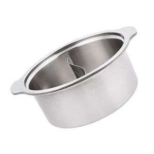 happyyami 1pc stainless steel skewer pot soup pot with lid ramen cooker korean pots for cooking hot pot shabu shabu hot pot divided hot pot induction thicken pot kitchen gadget small pot