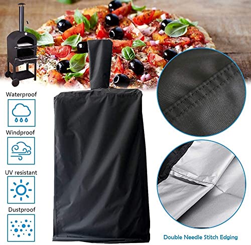 Uvappit Pizza Oven Cover, Outdoor Pizza Oven Cover, Pizza Bread Oven Cover Grill Oven Cover Storage Cover for Outdoors Camping (Size : 160 * 68 * 63cm)