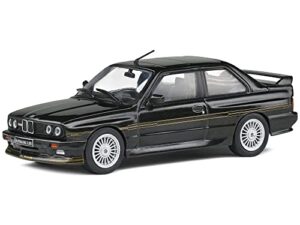 1989 e30 m3 alpina b6 3.5s diamond black metallic 1/43 diecast model car by solido s4312002