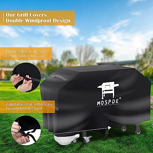 Griddle Cover Fits for Blackstone 28 inch ProSeries Grill, 60 inch Flat Top 5483 Grill Cover for Griddle with Hood Cover, Outdoor Heavy Duty Waterproof 28" Grill Cover Fit Blackstone 1883, 1924