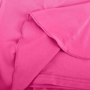 Amikadom L-046 Hot Pink Teen Girls Pants Spandex Satin Pants Shorts Track Athletic Stretchy Running High Leg Straight Leg Pants 2023 NX XL