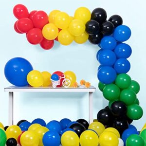 Ponamfo Black Balloons Garland Kit - 154 Pcs 5/10/12/18 Inch Latex Balloon Arch Kit as Birthday Party Balloons Gender Reveal Balloons Baby Shower Balloons Wedding Anniversary Bridal Shower Party