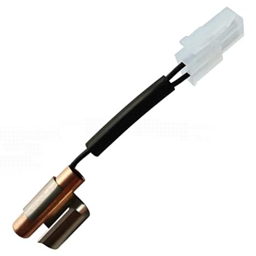 W10383615 Refrigerator Thermistor with Clip Fits for Whirlpool Refrigerator Replaces AP6020675 WPW10383615VP, PS11753994 2118226