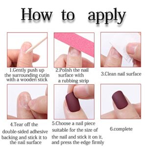 Press on Nails Medium Almond Shaped Fake Nails with 3D Charms Design Opaque Full Cover Glue Stick on Nails for Women