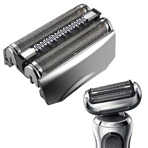 series 7 70s replacement head shaver blade foil & trimmer cassette head, 70s shaving replacement head fit for braun razor head series 7 (799cc, 795cc, 790cc-4, 760cc, 750cc, 735s, 730) & for pulsonic