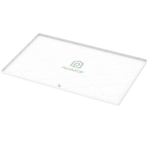 under sink mat, 28" x 22" silicone kitchen cabinet tray, waterproof & flexible under sink liner for kitchen bathroom and laundry room(white)