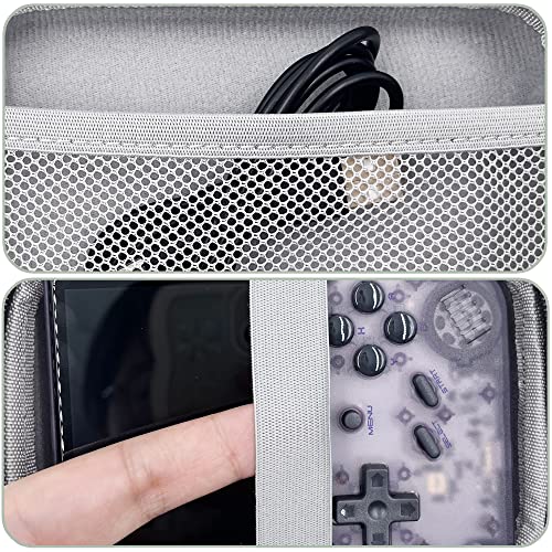 LeoTube Carrying Case for RG35XX Handheld Game Console, Storage Travel Holder Compatible with RG35XX Portable Game Console Accessories, Portable Game Console Not Included (Only RG35XX Case)