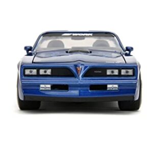 Big Time Muscle 1:24 1977 Pontiac Firebird Die-Cast Car, Toys for Kids and Adults(Metallic Blue)