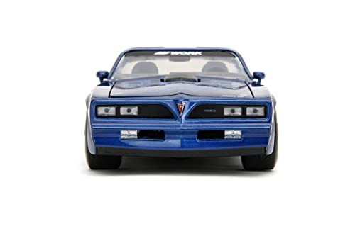 Big Time Muscle 1:24 1977 Pontiac Firebird Die-Cast Car, Toys for Kids and Adults(Metallic Blue)