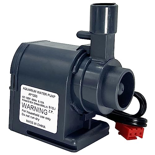 AP1200 Commercial Large Flow Water Pump for HZB-30F, HZB-38F, HZB-32, HZB-45, HZB-65, HZB-90, HZB-120, HZB-160 Ice Makers - AC120V, 60Hz, 0.13A, Hmax: 0.8m