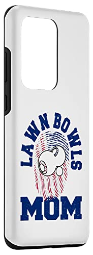 Galaxy S20 Ultra American Flag Fingerprint Patriotic Sports Lawn Bowls Mom Case